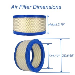 Arpisziv Air Filter 0C8127 Compatible With Ge-nerac 760cc 990cc Home Standby Air-Cooled Engines 7kw-48kw (Pre-2013)