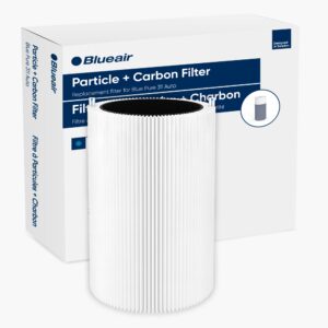 Blueair Blue Pure 311 Auto Medium Room Air Purifier & Blue Pure 311 Auto Genuine Replacement Filter, Particle and Activated Carbon, Fits Blue Pure 311 Auto Air Purifier