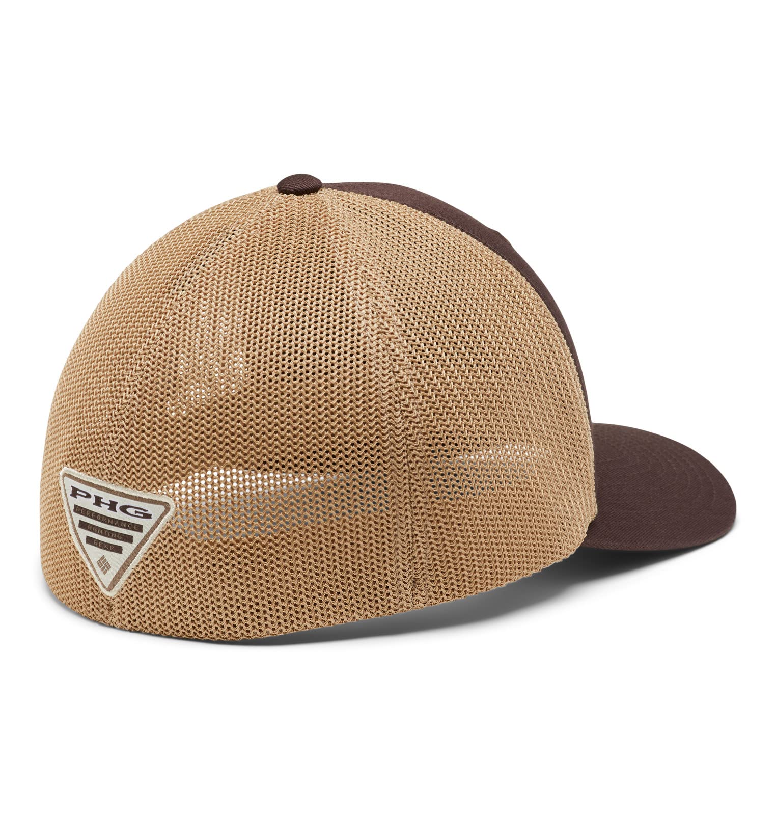 Columbia Unisex PHG Logo Mesh Ball Cap - High, Cordovan/Deer, Small/Medium