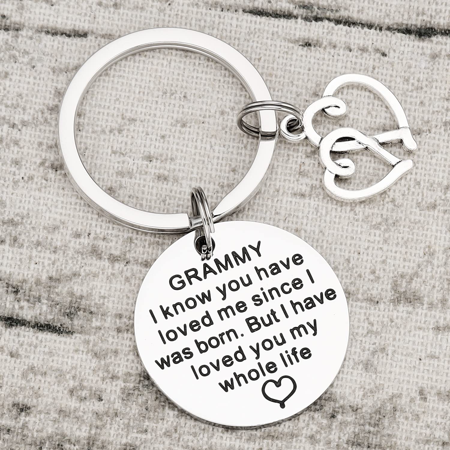 AHAETH Grammy Gift Keychain Best Grammy Ever Key Chains for Women Worlds Best Grammy Charm Keyring Grammy Keychain