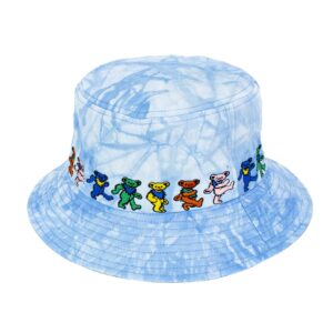 peter grimm, grateful dead bucket hat, unisex (jagger bucket) blue