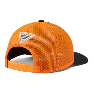 Columbia Unisex PHG Game Flag Mesh Snap Back - High, Black/Blaze, One Size