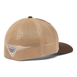 Columbia Unisex PHG Logo Mesh Ball Cap - High, Cordovan/Deer, Small/Medium