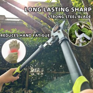 YRTSH Loppers Hedge Clippers & Pruners Combo Set 3-Piece Hedge Shears, Sharp Tree Trimmer Branch Cutter for Yard, Lawn & Garden, Professional Tree Clippers Yard Clippers for Indoor & Outdoor Gardening