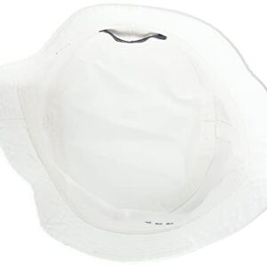 Tommy Hilfiger Mens Established Bucket Hat, Classic White, Small US