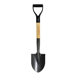 koleiya small shovel,short handle shovel,overall length 28 inches,kids shovels for digging,shovels for gardening,metal sand shovel, metal + wooden