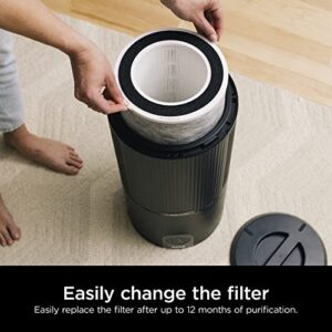 Shark HE2FKBASMB Air Purifier Replacement Filter with Anti-Allergen True HEPA, Compatible with HP200 Series, White