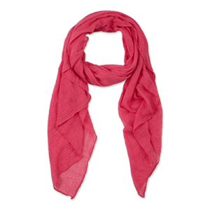 hadley wren women's lightweight summer insect shield scarf, hot pink, one size