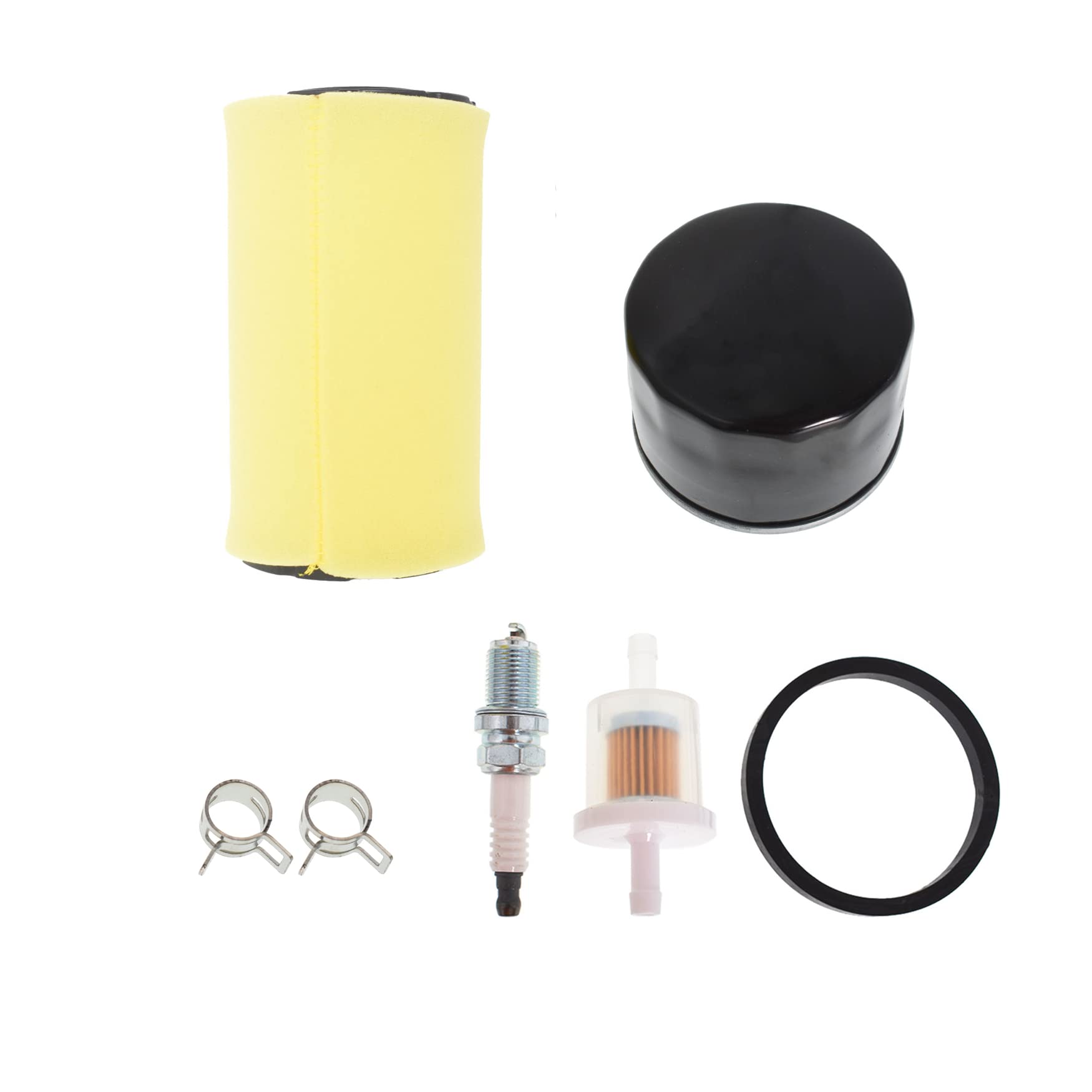 WFLNHB 793569 Air Filter 691035 Fuel Filter Kit Replacement for GY21055 31L777 331707 33M677 492056 LA125 and D120 Lawn Mower