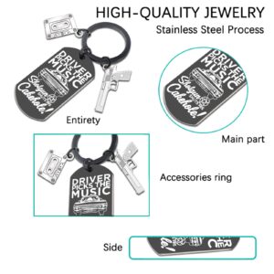 aisity Supernatural Fan Keychain Gifts TV Merchandise Keychain for Fans Women Men Birthday