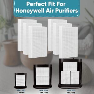 6 Pack - True HEPA Filter R - Replacement for Honeywell - HPA300/200/100 Series and HPA5000 Series Honeywell Air Purifiers