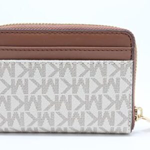 Michael Kors Women's Card Case Wallet, Vanilla, Small