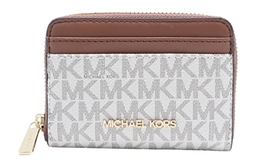 Michael Kors Women's Card Case Wallet, Vanilla, Small