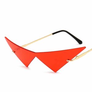 awa tengen toppa gurren lagann kamina glasses,anime kamina cosplay costume triangle sunglasses unisex (red), blue,green,red, 3.8*9.9