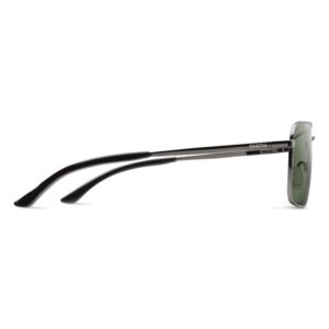 SMITH Outcome Lifestyle Sunglasses - Gunmetal | Chromapop Polarized Gray Green