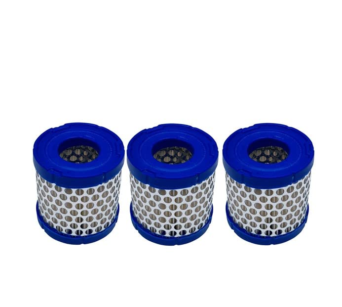 TENOMAL 3 Pack 396424 Air Filter Replace B&S 396424S 4137 John Deere LG396424 LG396424S PT7953 Lesco 050376 Fits 114900, 110900, 112200, 130000-132900 series Engines Lawn Mower