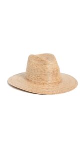 lack of color women's palma fedora hat, natural, tan, s-m