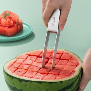 shoxil watermelon cutter slicer cut watermelon into cubes knife melon baller for kitchen gadgets useful cool tool