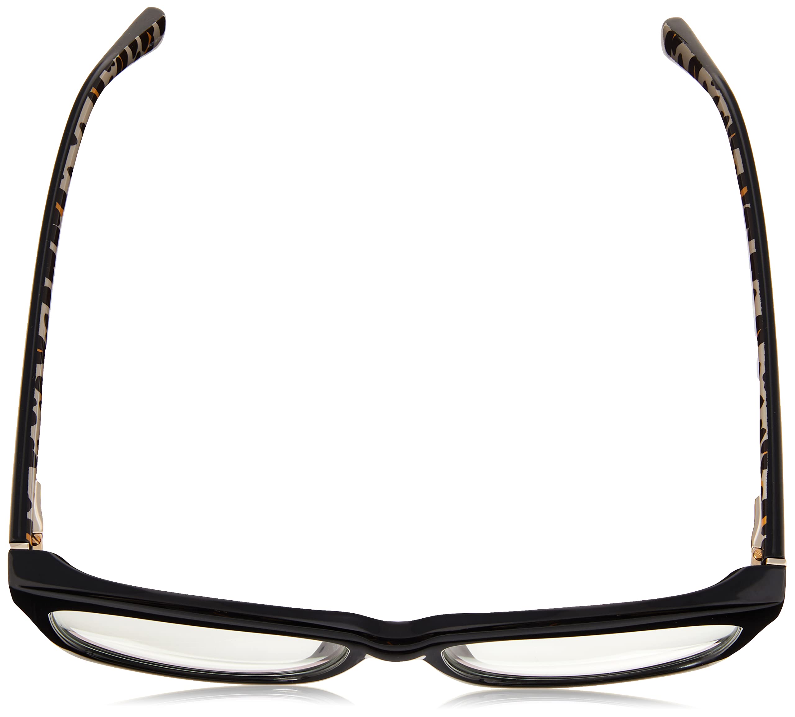 Kate Spade New York Women's Kate Spade Female Optical Style Dollie Rectangular Reading Glasses, Black Leopard/Demo Lens, 53mm, 15mm + 1.5