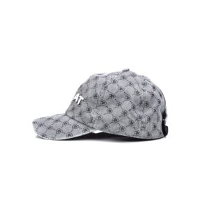 ARIAT Women's Grey Pattern Ponytail Cap with Hook and Loop Closure