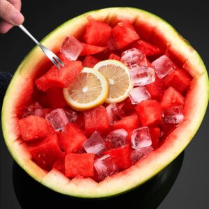 Shoxil Watermelon Cutter Slicer Cut Watermelon Into Cubes Knife Melon Baller for Kitchen Gadgets Useful Cool Tool