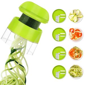 spiralizer for veggies, 4 in 1 zoodles spiralizer, zucchini noodle maker, zucchini spiralizer for veggies noodles