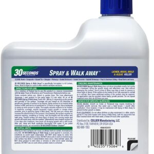 30 SECONDS Spray & Walk Away Hose End Sprayer | 2 Pack | Roofs Composite Shingles Asphalt | 64 fl. oz.