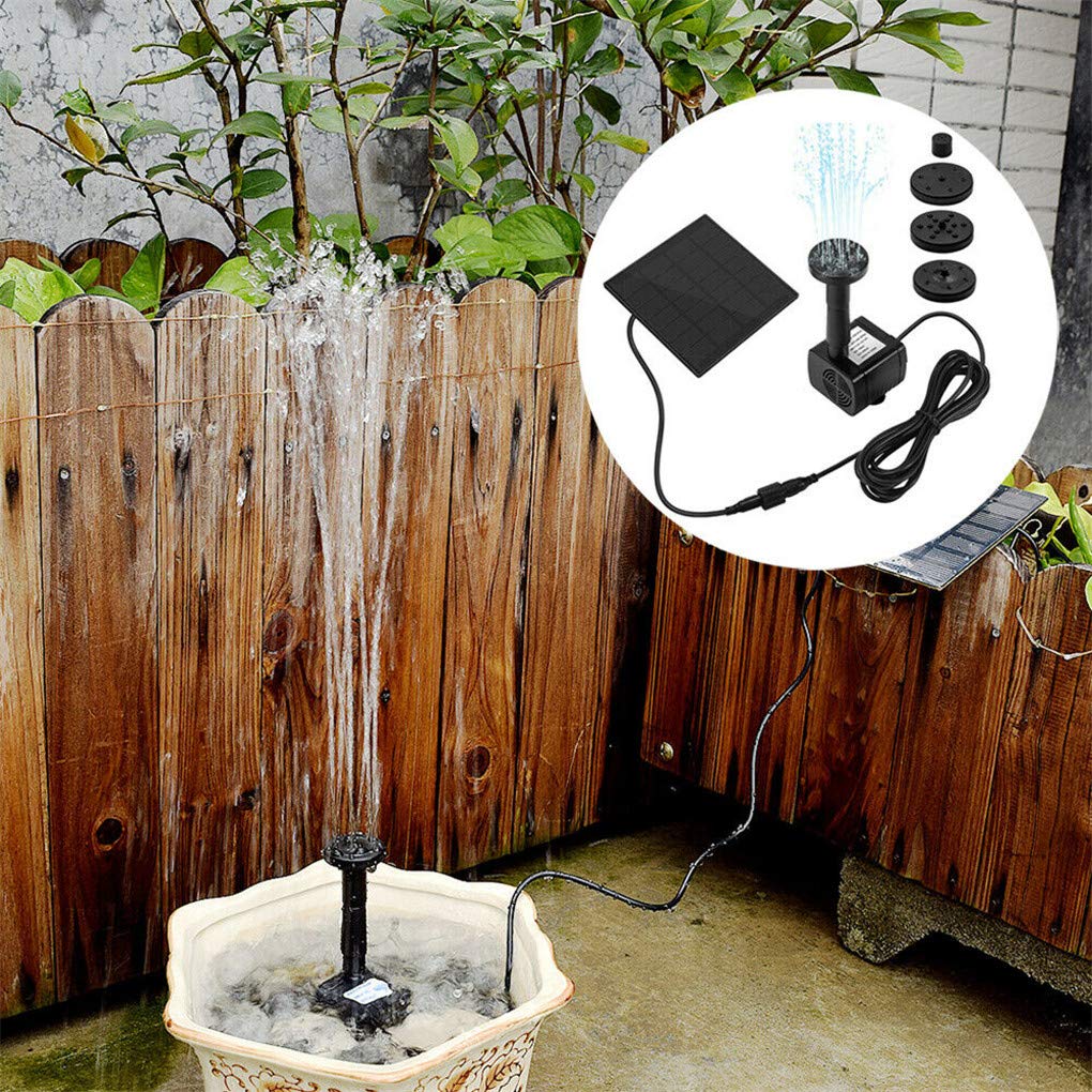 Hovico Solar Fountain - Panel Water Pump for Bird Bath Solar Panel Kit Outdoor Fountain for Outdoor Small Pond, Patio Garden and Fish Tank