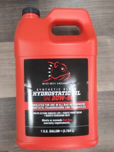 bad boy mower oem hydrostatic oil 20w50 085-6000-00 from griggs lawn and tractor