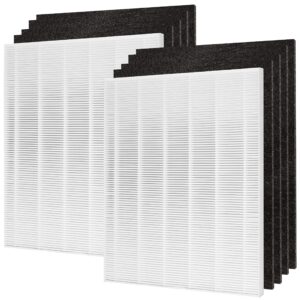 lhari 2-pack d480 true hepa replacement filter, compatible with winix d480 air purifier, compare to winix d4 filter, part number 1712-0100-00, 2-pack