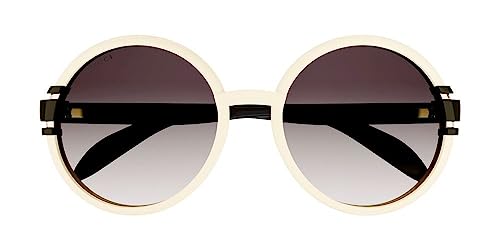 Gucci GG1067S White Black/Brown Grey Shaded 58/20/140 women Sunglasses