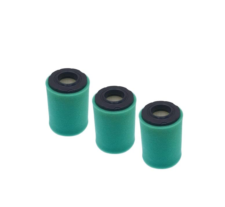 TENOMAL 3 Pack MIU14395 Air Filter With Pre Filter Replace John Deere GY21435 MIU13038 MIU13963 Fits D100 D105 D110 D130 Z225 Z235 Z255 X124 L105 L107 E100 E120 E130 Husqvarna YTA22V46 YTH24V48