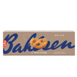 Bahlsen Delice Cookies (3 boxes) - Sweet & delicate, buttery puff pastry twists with light crispy layers - 3.5 oz boxes