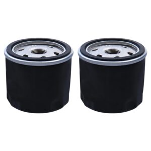 2 pcs oil filter replacement for kohler engine lawn mower excellent 1205001-s 12 050 01-s1 oil filter (black)