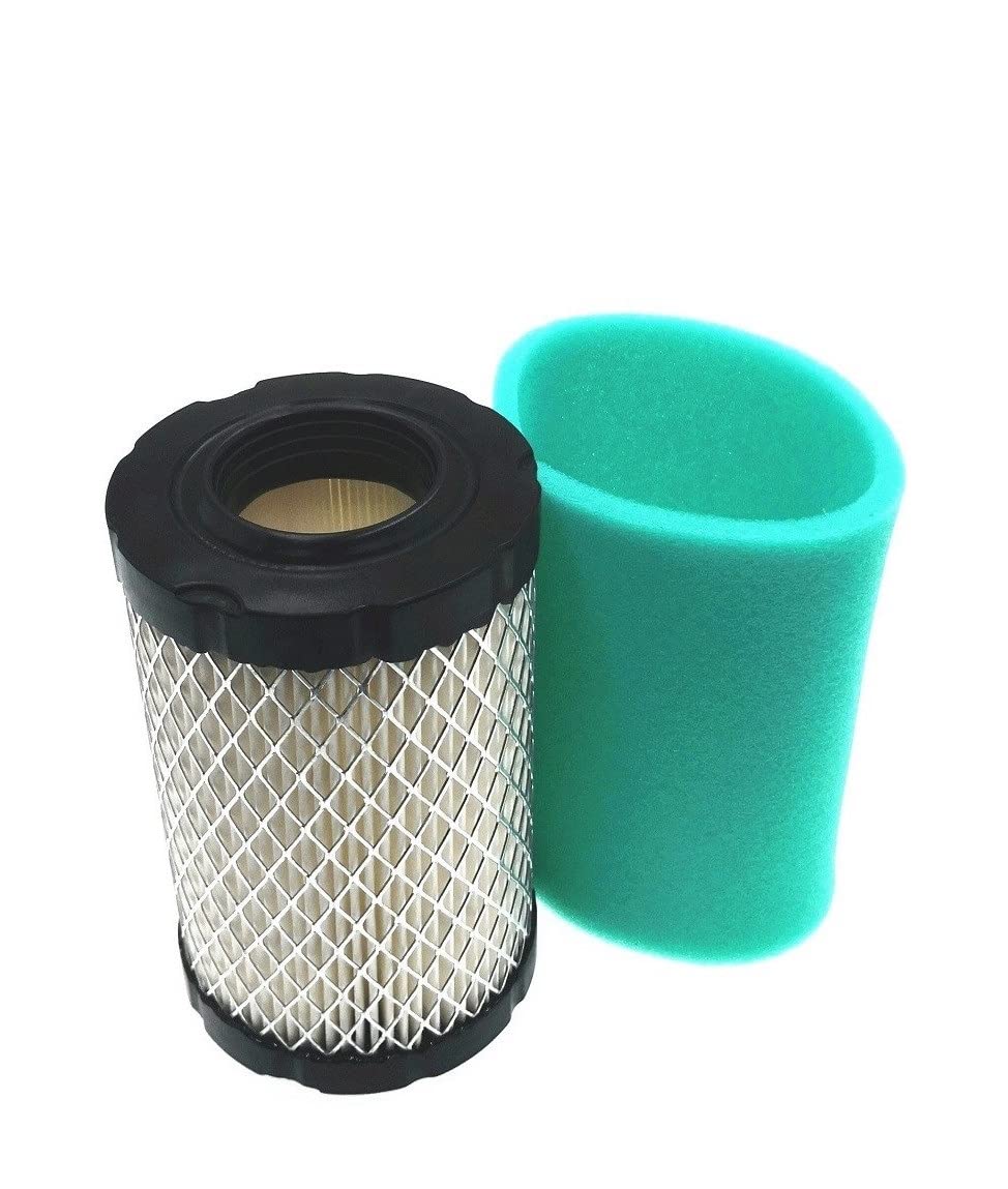 TENOMAL 3 Pack MIU14395 Air Filter With Pre Filter Replace John Deere GY21435 MIU13038 MIU13963 Fits D100 D105 D110 D130 Z225 Z235 Z255 X124 L105 L107 E100 E120 E130 Husqvarna YTA22V46 YTH24V48