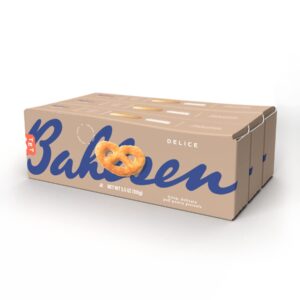 bahlsen delice cookies (3 boxes) - sweet & delicate, buttery puff pastry twists with light crispy layers - 3.5 oz boxes