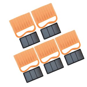 labwork 4238 141 0300 5 packs air filter set with 4238 140 1800 pre filter replacement for stihl ts410 ts420 4238-140-4402 4238 140 1800