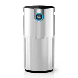 shark air purifier for home large room, clean sense technology, hepa air filter, 1000 sq ft, kitchen, captures 99.98% of particles, pet dander, pollutants, dust, smoke, allergens & smells, hp201