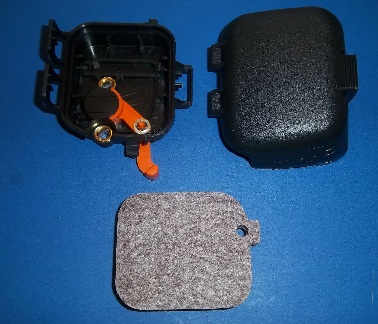 Replacement Air Filter Cover OEM 4229-141-0501, 4229-141-0501 B, filter choke hosing assy 4229-140-2801 and Air Filter compatible with Stihl BG85 BG65 BG55 blowers