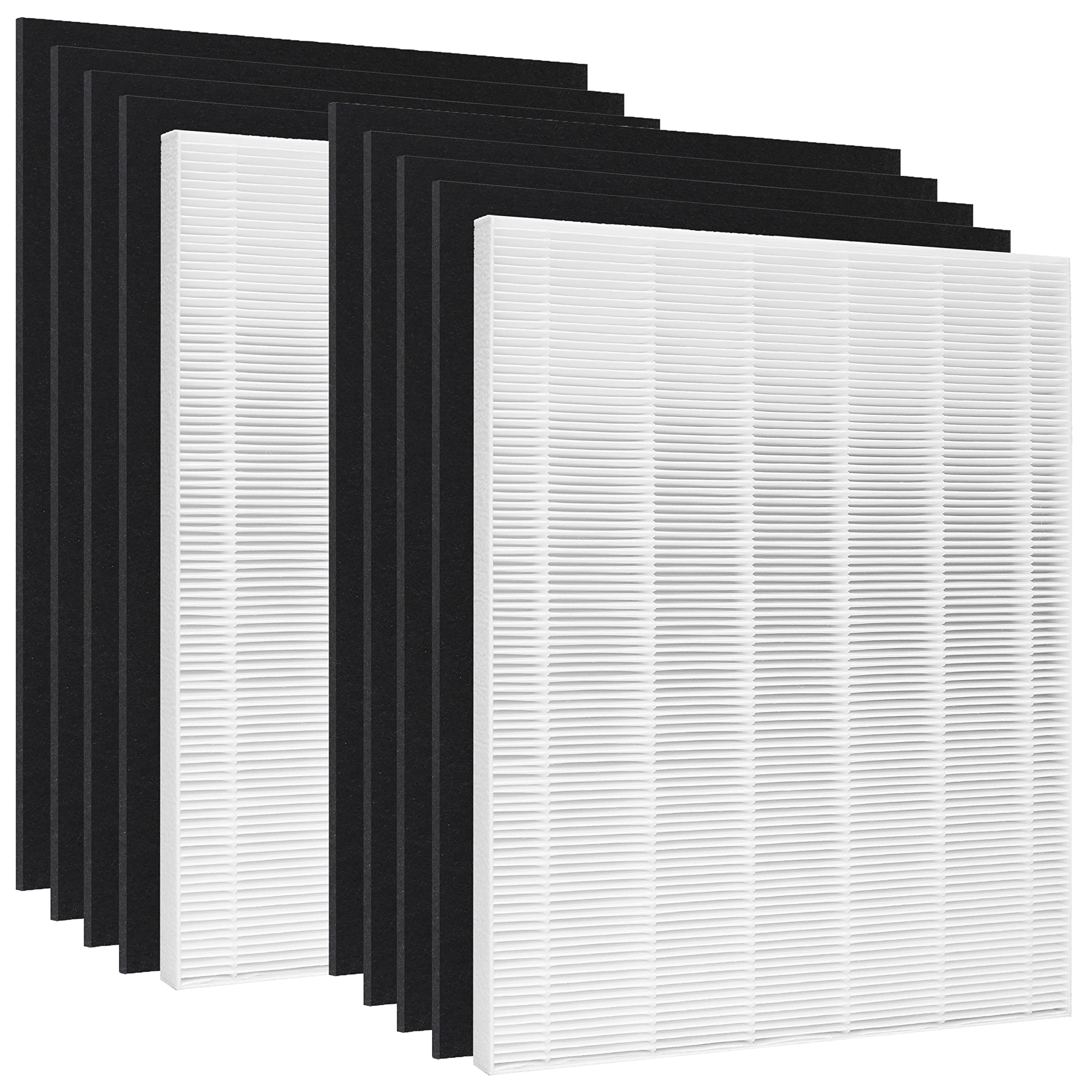 Nyingchi D480 Replacement Filter D4, Compatible with Winix D480 Air Purifier, D4 Filter,Part No. 1712-0100-00, Includes H13 Grade True HEPA and Activated Carbon Filters(2+8)