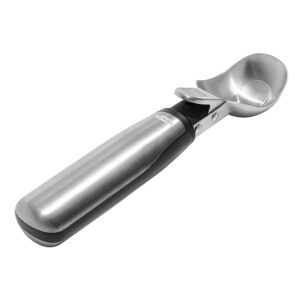 oxo steel lever ice cream scoop