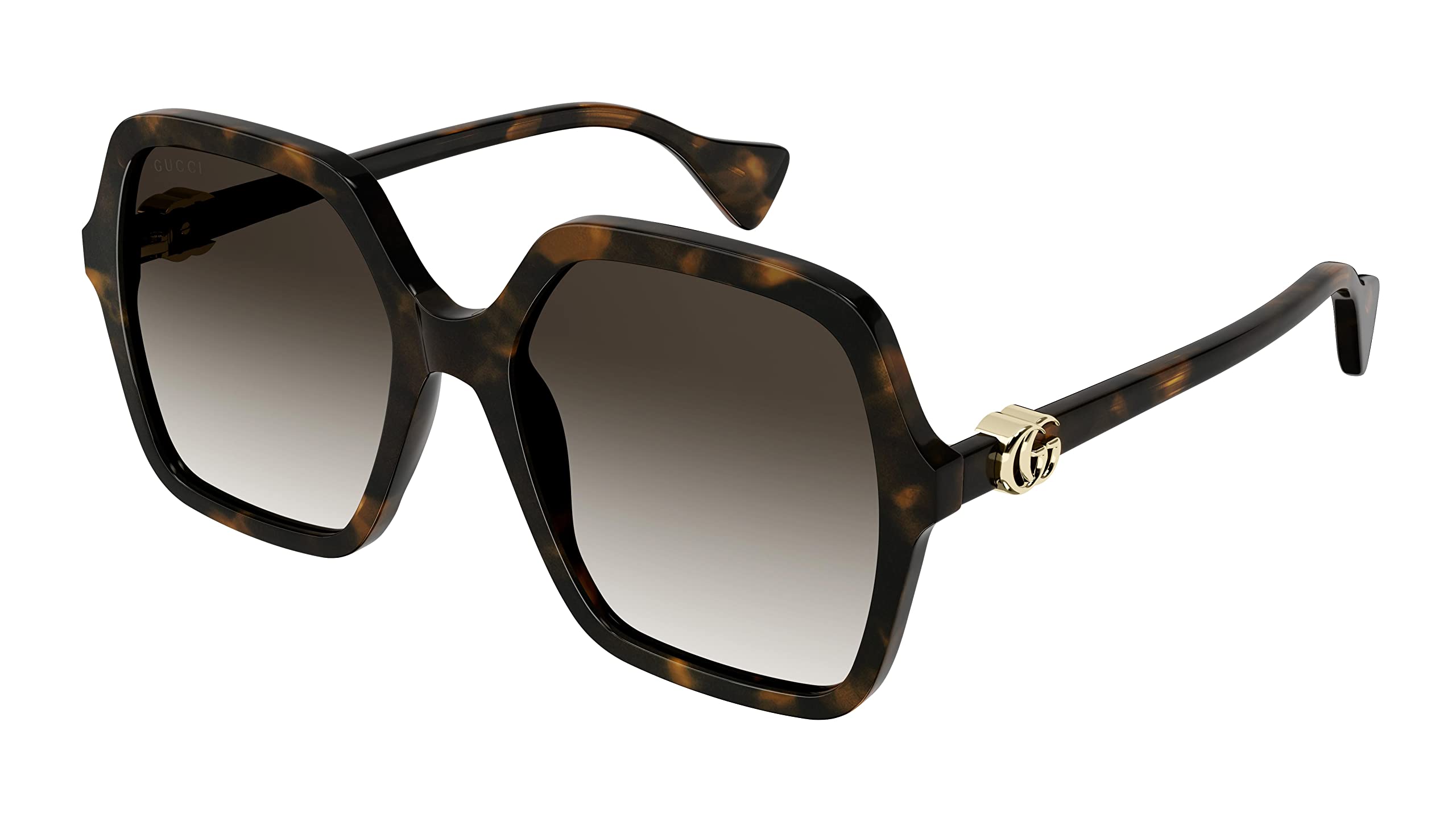 Gucci GG1072S Dark Havana/Brown Shaded 56/19/145 women Sunglasses