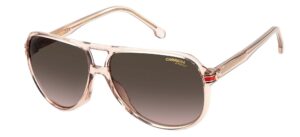 carrera 1045/s nude/brown shaded 61/13/140 unisex sunglasses