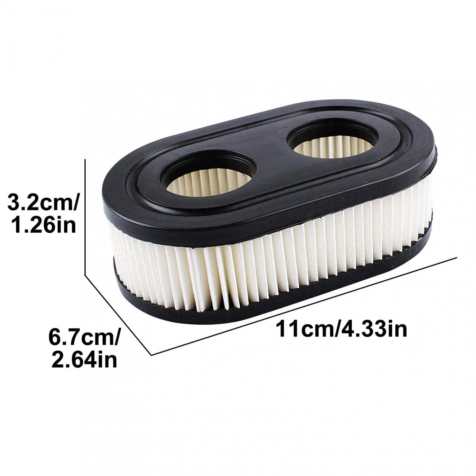 Briggs and Stratton Air Filter 593260-798452 Lawn Mower Air Filter Replacement, 5432 5432K Mower Series Engine Accessories (1PC)