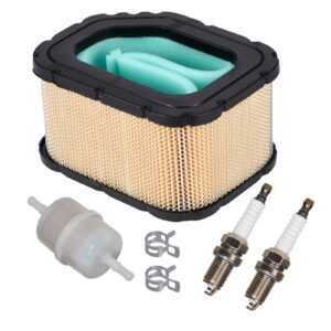 hifrom 063-8080-00 air filter pre cleaner with fuel filter spark plug tune up kit compatible with bad boy zt czt mowers with kohler engine 2013 & older 27 hp