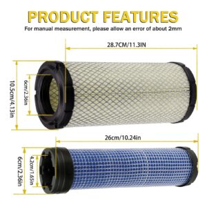 m131802 p821575 p822858 11013-7044 11013-7045 M131803 Air Filter 25 083 04-S Inner & 25 083 01-S Outer for Kawasaki 11013-7020 11013-7019 841497 821136 2320 TA040-93230 TA040-93220