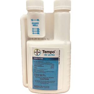 Tempo SC Ultra by Bayer: Broad-Spectrum Insecticide, 11.8% Beta Cyfluthrin for Fast Knockdown & Long-Lasting Control, 240ml.