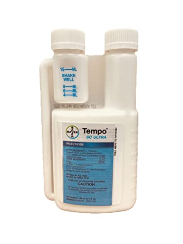 Tempo SC Ultra by Bayer: Broad-Spectrum Insecticide, 11.8% Beta Cyfluthrin for Fast Knockdown & Long-Lasting Control, 240ml.