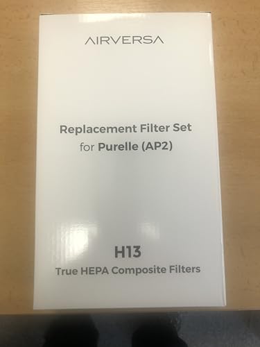 True HEPA Replacement Filter Set (99.97%) for Airversa AP2 Purelle