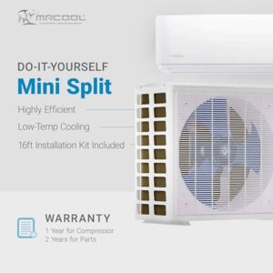 Mrcool DIY 12K BTU 4th Gen Energy Star Ductless Mini-Split Air Conditioner